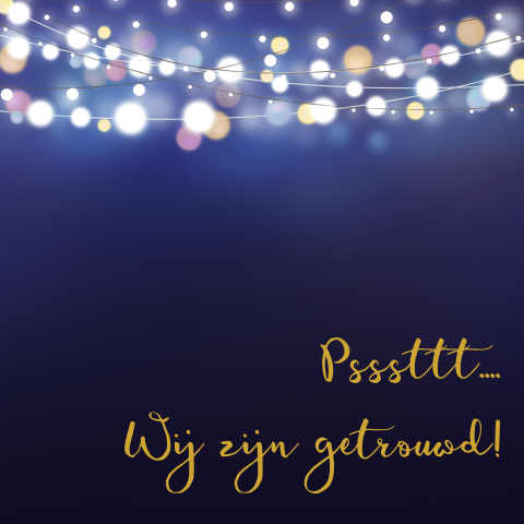Wij zijn getrouwd kaarten - trouwkaarten | MyCards.nl