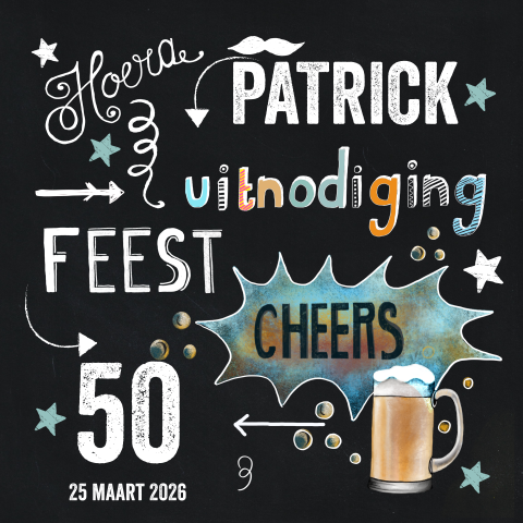 Uitnodiging 50 jaar maken | Verjaardag | MyCards.nl