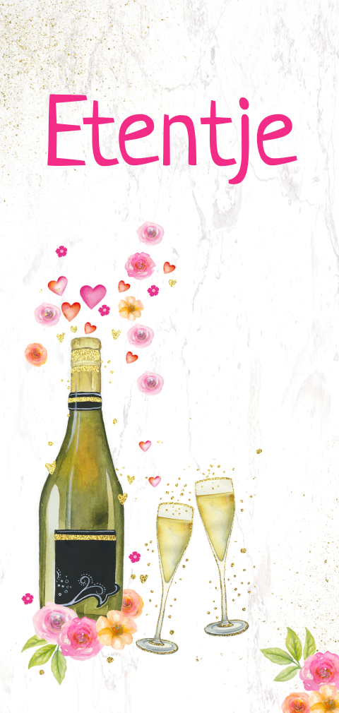 Uitnodiging etentje maken